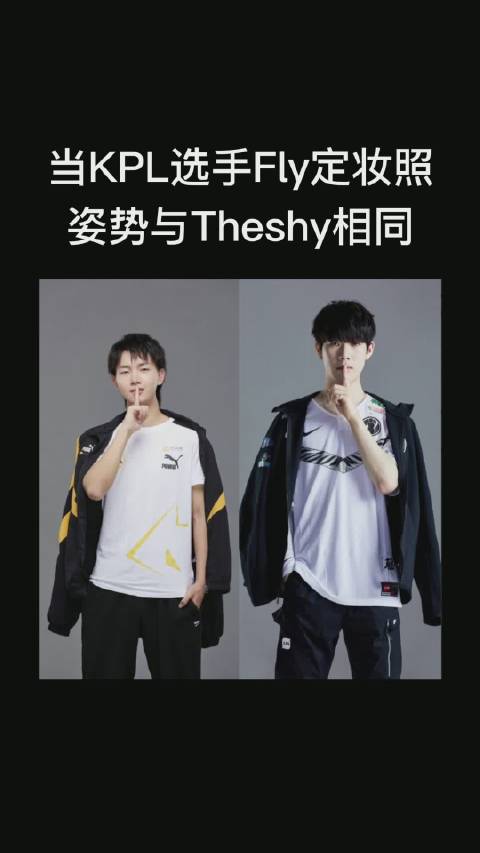 当KPL选手Fly定妆照姿势与Theshy相同……_新浪新闻