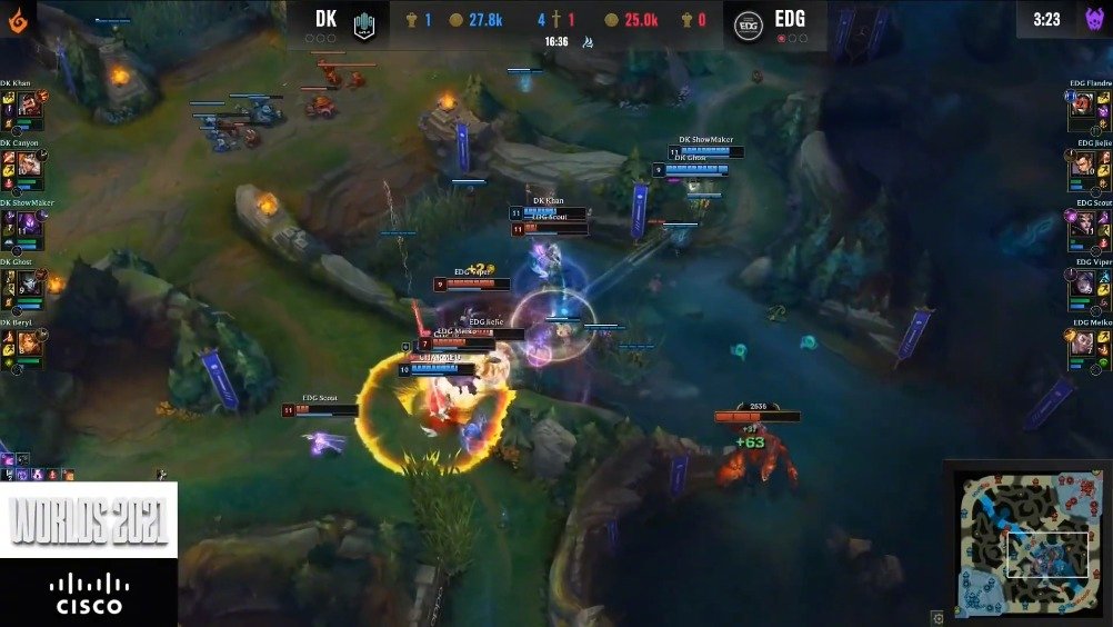 EDG vs DK 第二局_新浪新闻