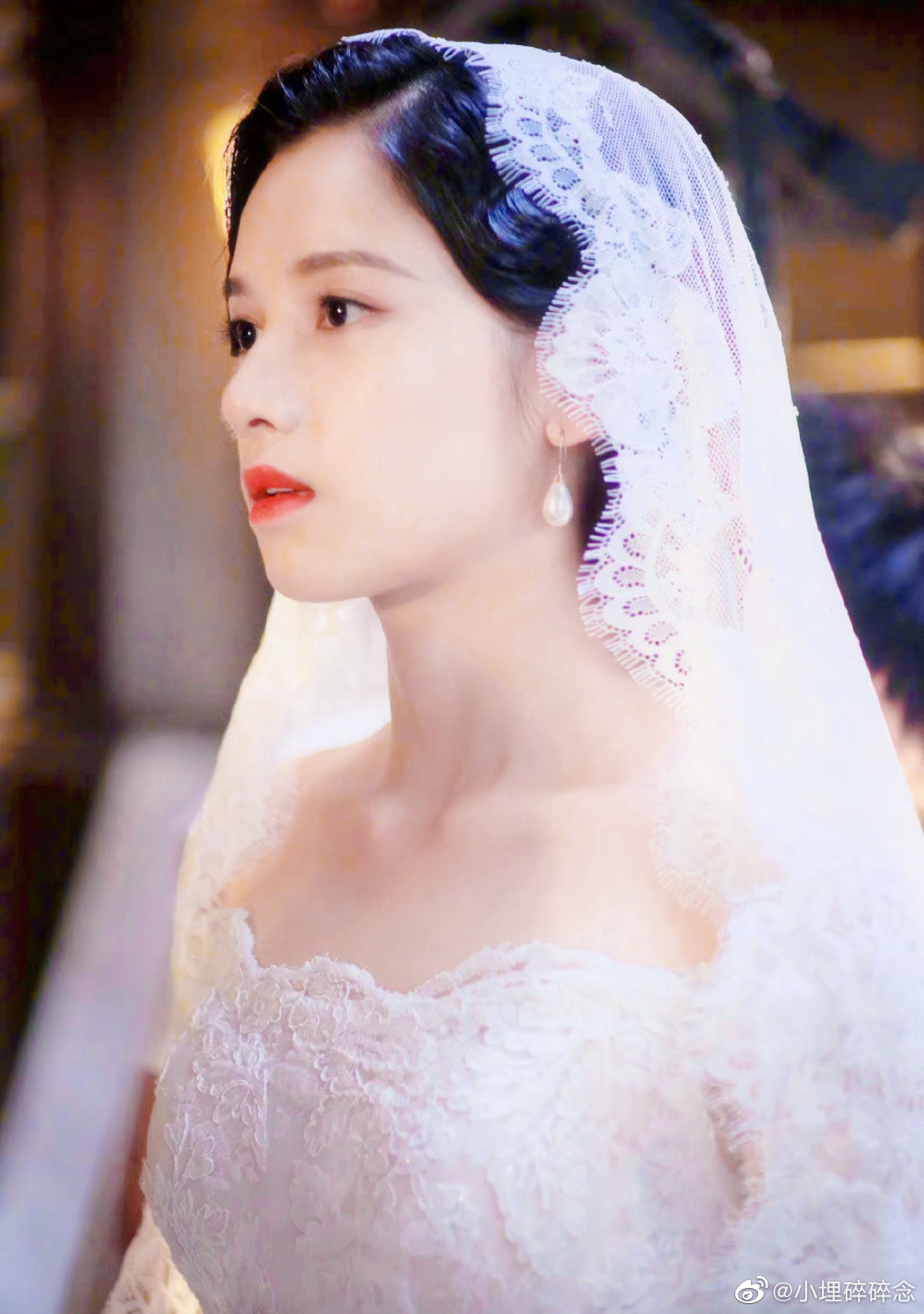 一见倾心张婧仪婚纱造型好美呀！张婧仪新浪新闻 5949