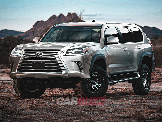 雷克萨斯LX600外观曝光！换搭兰德酷路泽新3.5T V6，更大更豪华-新浪汽车