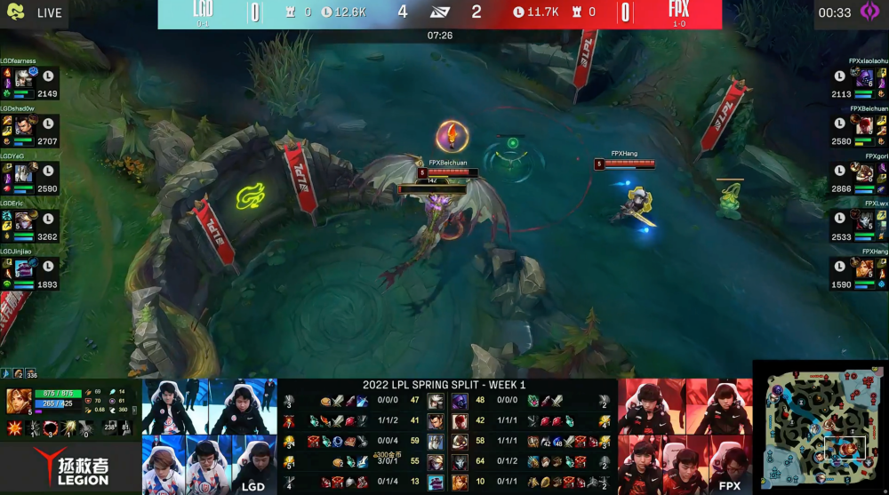 Gori瓦尔基里俯冲秀翻全场，FPX2-0击败LGD，春季赛两连胜入袋|瓦尔基里|春季赛|俯冲_新浪新闻