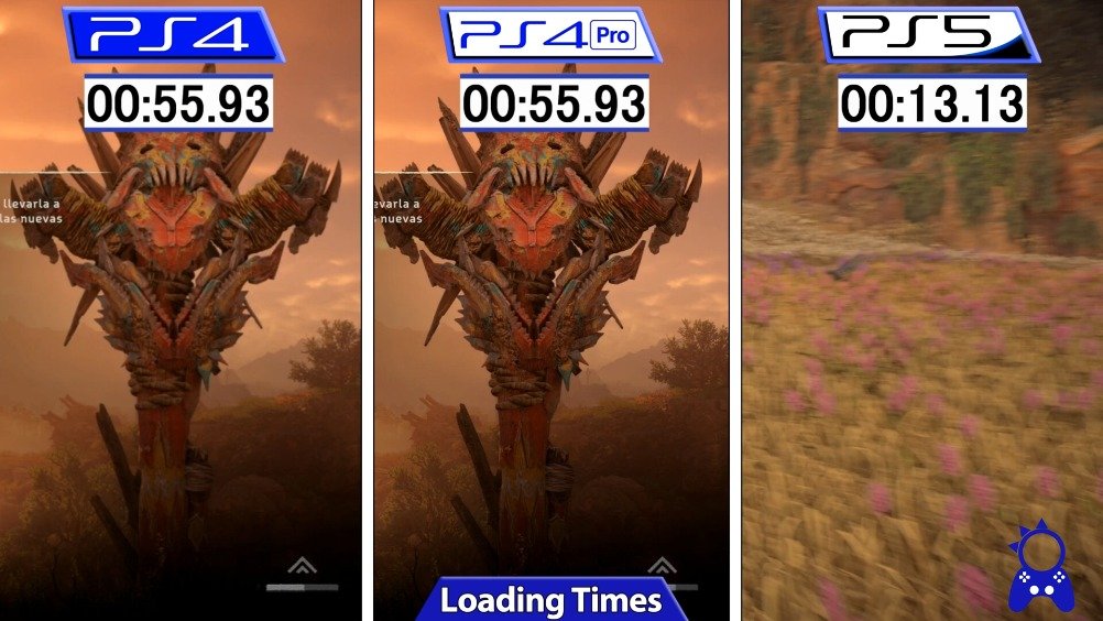 《地平线西之绝境》PS4/pro/5三平台画面帧数对比|PS4|PS5|地平线西之绝境_新浪新闻