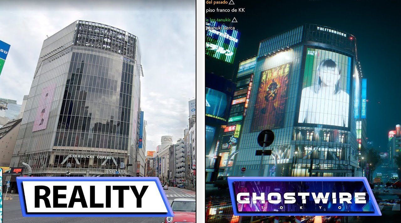 还原度满分！《幽灵线：东京》游戏场景和现实地点对比|幽灵线：东京|东京_新浪新闻