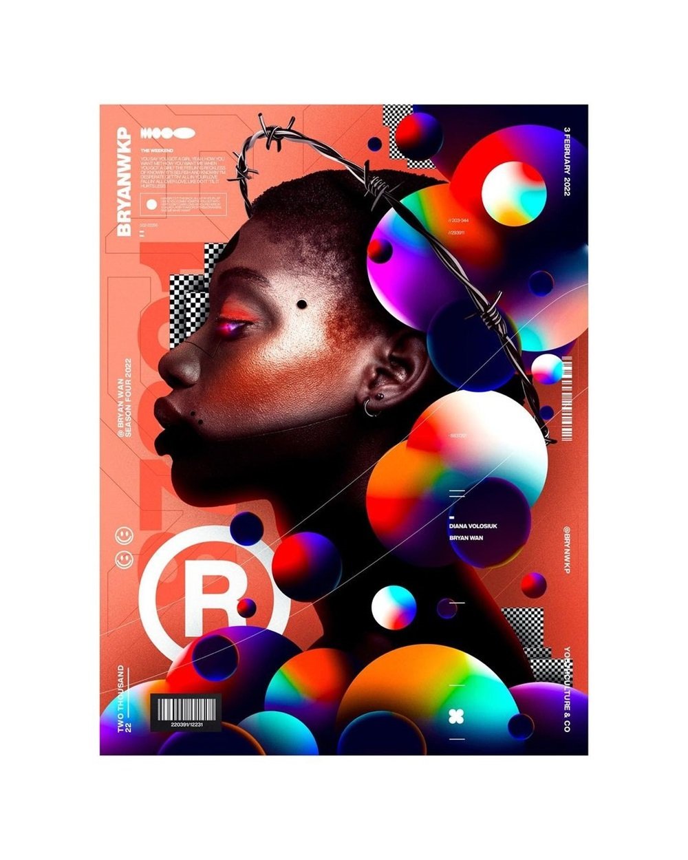 设计师 Bryan Wan 人物海报设计……