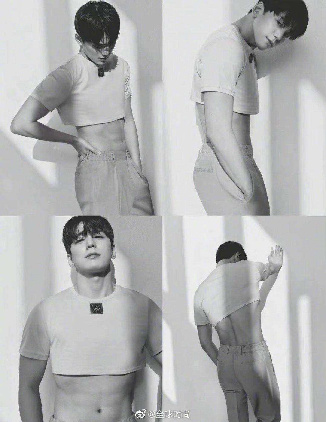 金旻奎Elle Korea五月刊 社内相亲的男二，露出八块腹肌……