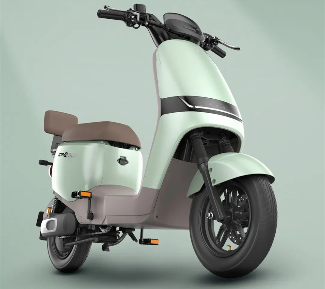 爱玛推出星辰A106，时尚圆润造型，搭载大容量电池，续航更远