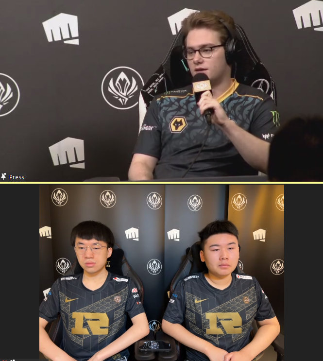 RNG和EG采访来了！ RNG代表：Xiaohu、Wei|rng|xiaohu|WEI_新浪新闻