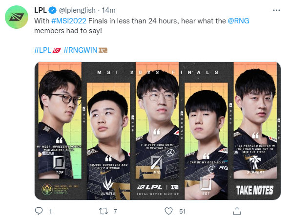 LPL官推发布决赛海报|决赛|lpl|rng_新浪新闻