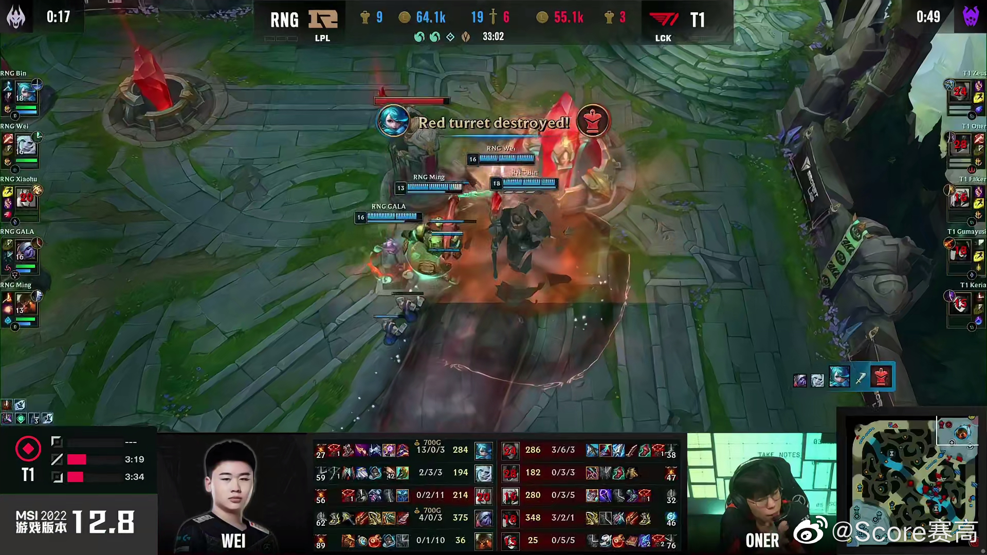 2022MSI决赛 RNG 1:0 T1|决赛|rng|T1_新浪新闻