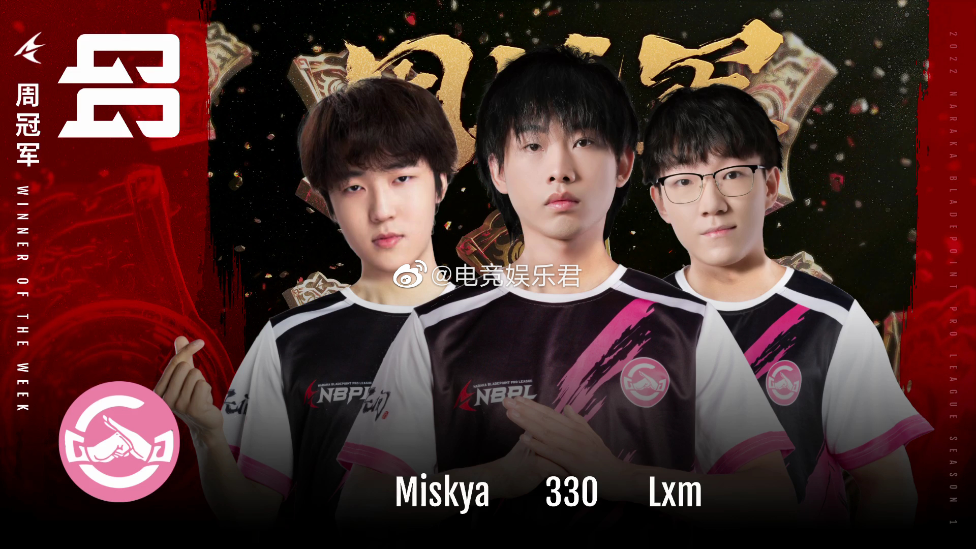 恭喜GG战队拿下NBPL首个周冠军！|永劫无间_新浪新闻