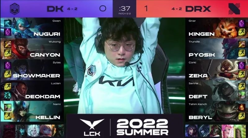 LPL休赛来看LCK：BeryL不给老东家面子，DRX三局击溃DK！