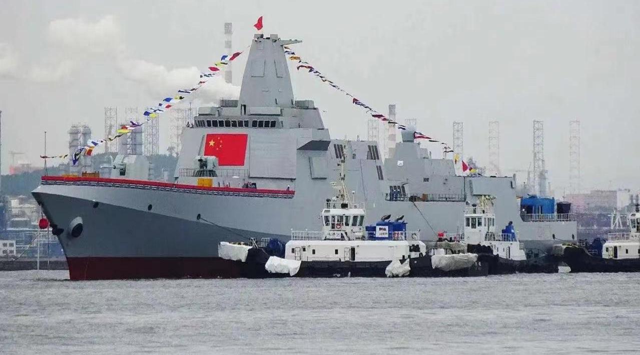 055也要下饺子？第6艘延安舰正式亮相，战力能抵半个俄黑海舰队|延安市|饺子|驱逐舰_新浪新闻