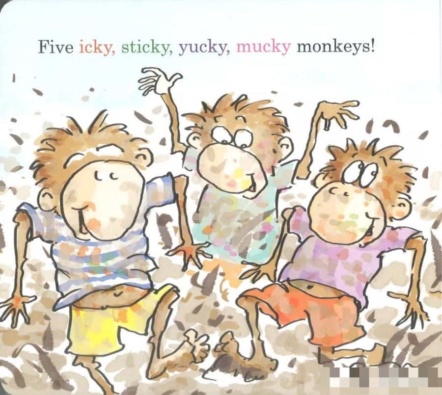 【英文有声绘本】Five Little Monkeys Jump in the Bath 五只小猴子去洗澡