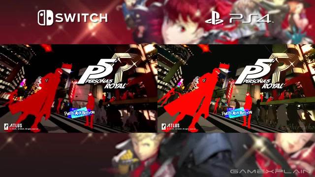 P5R Switch版与PS4版画面对比_新浪新闻