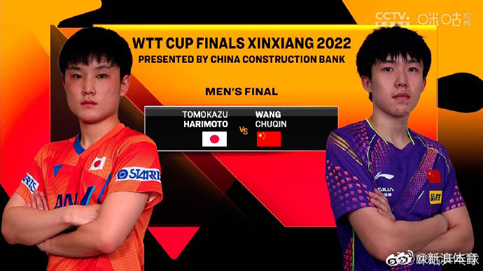新乡WTT世界杯男单决赛：@王楚钦___ 4比2击败张本智和……|王楚钦|张本智和|世界杯_新浪新闻