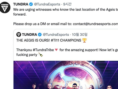 《DOTA 2》TI11 冠军 Tundra 丢失冠军不朽盾|DOTA 2|冠军|战队_新浪新闻