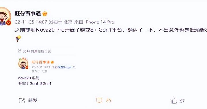 华为nova20 Pro配置有了：荣耀80 Pro同款处理器|华为|华为荣耀_新浪新闻