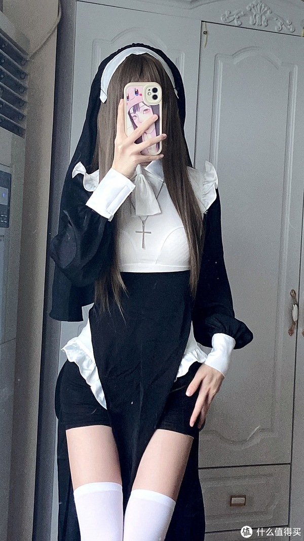 修女cos同款 chowbie 变装万圣节修女制服cosplay服装女款