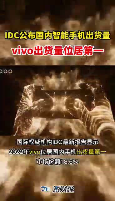 IDC报告：2022年vivo位居国内智能手机出货量第一|vivo_新浪新闻