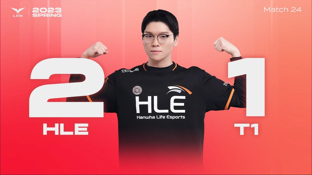 HLE爆冷战胜T1！