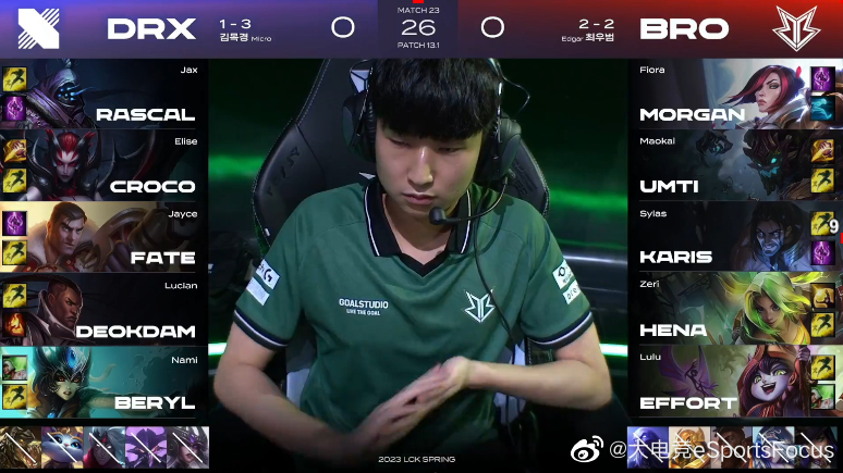 2023LCK春季赛 DRX vs BRO|春季赛_新浪新闻