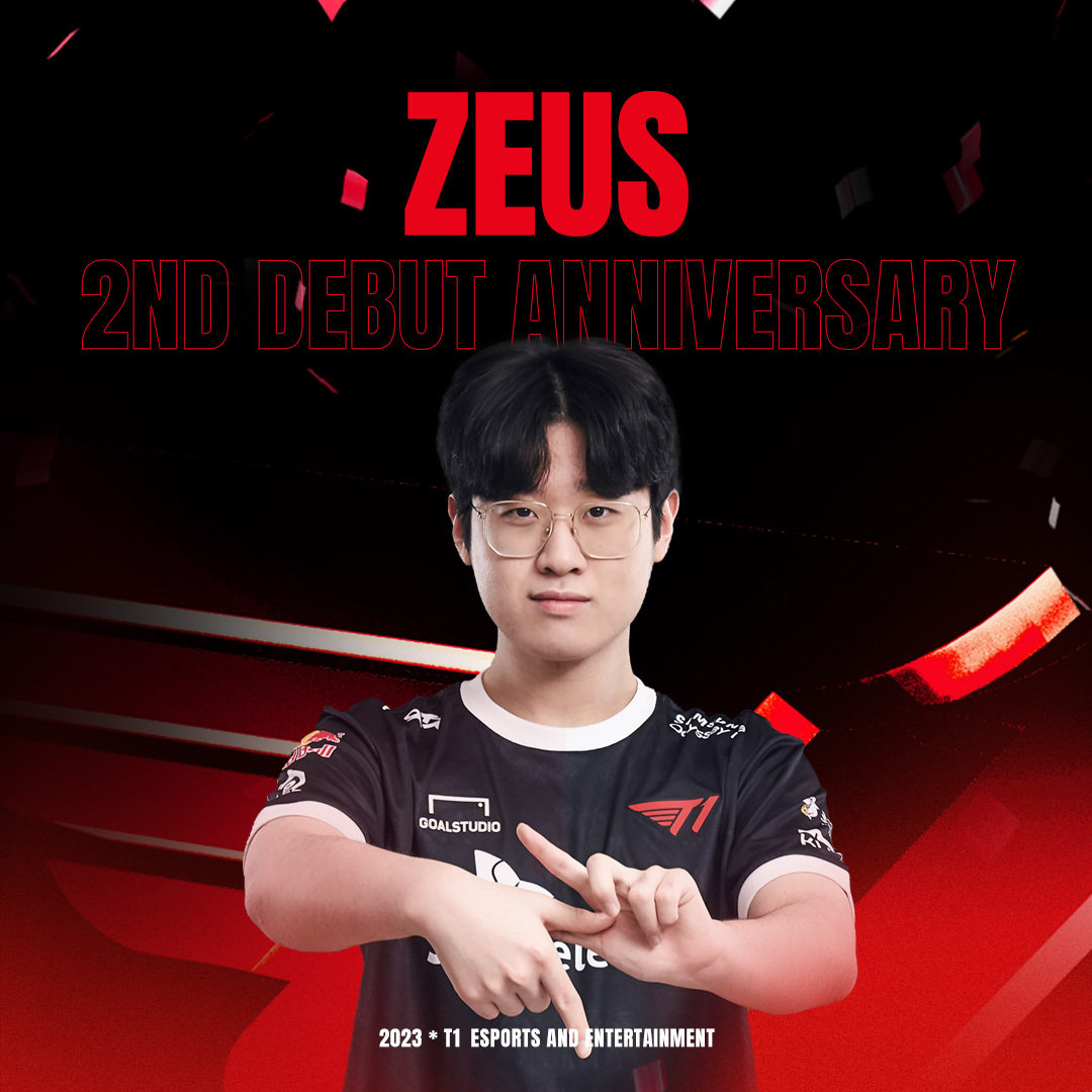 今天是@T1_Zeus 选手出道两周年纪念日！|春季赛|英雄联盟_新浪新闻