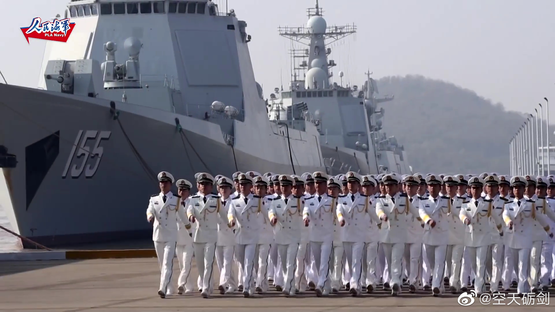 052D型导弹驱逐舰“南京”舰垂发射弹！ -6parkbbs.com