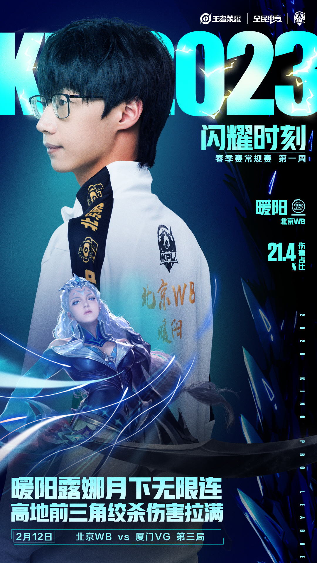 2023KPL春季赛 常规赛第一周闪耀时刻——北京WB