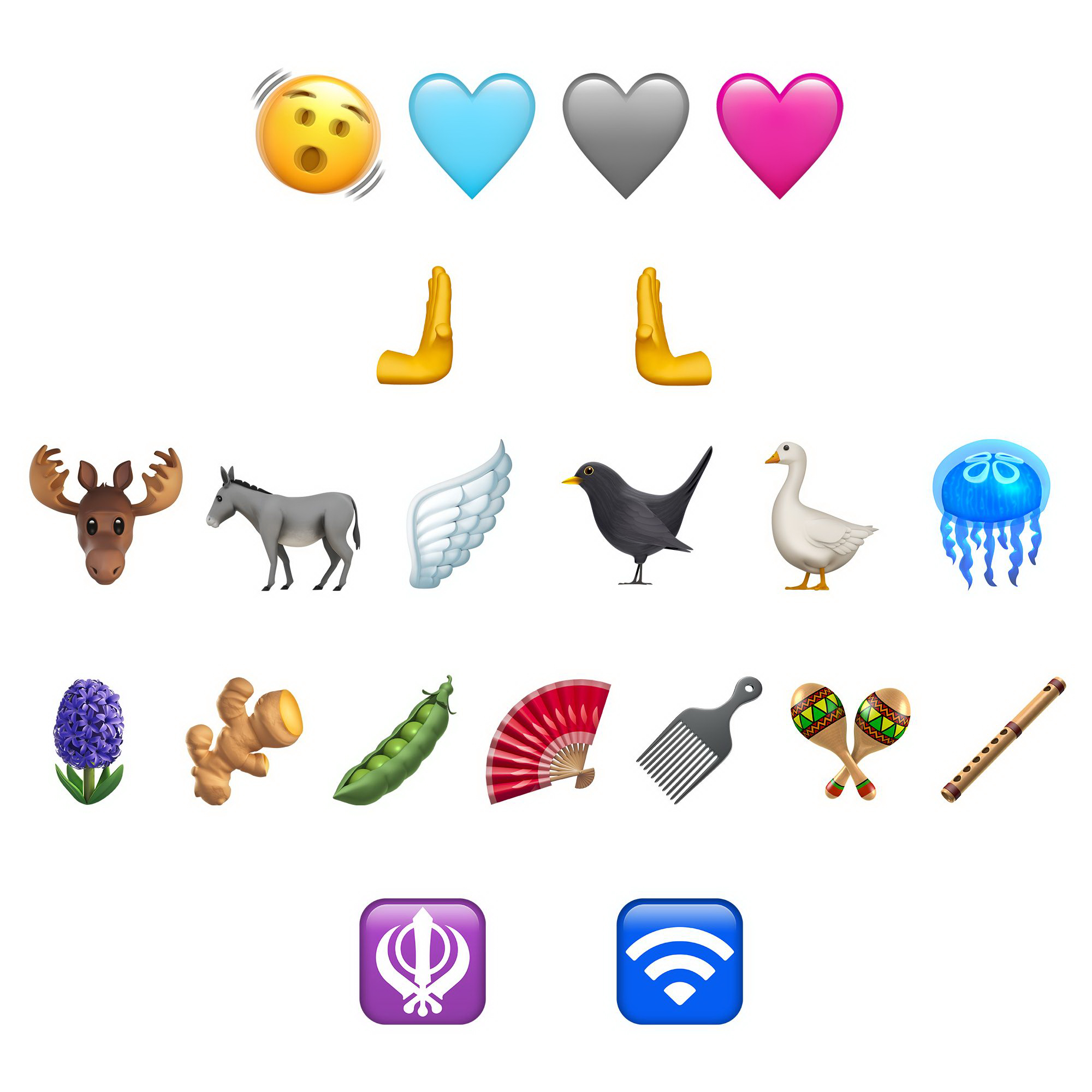 iOS16.4发布全新emoji！有粉色爱心|粉色|爱心_新浪新闻