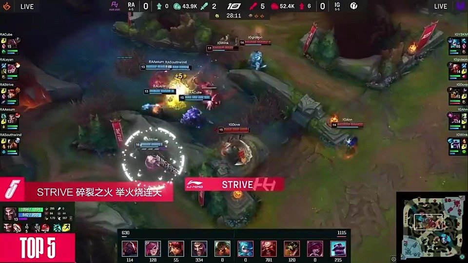 今日英雄联盟赛事官方公布2023LPL春季赛常规赛W7D5每日TOP5……|春季赛|英雄联盟_新浪新闻