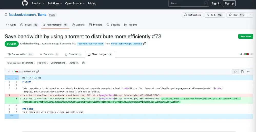 Meta版ChatGPT惨遭“开源”？最新大模型LLaMA被泄露，已在GitHub收获7k+星