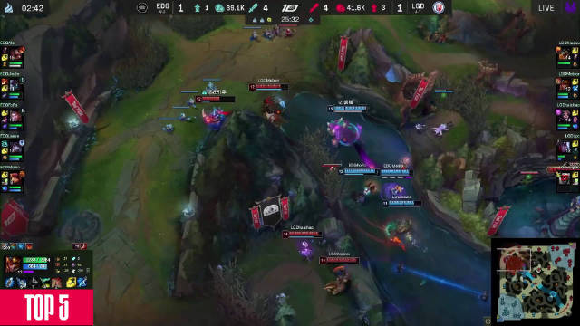 2023LPL春季赛 W8D4每日TOP5：Xiaoxu傲岸雄姿勇武战群英|春季赛|edg|LGD_新浪新闻