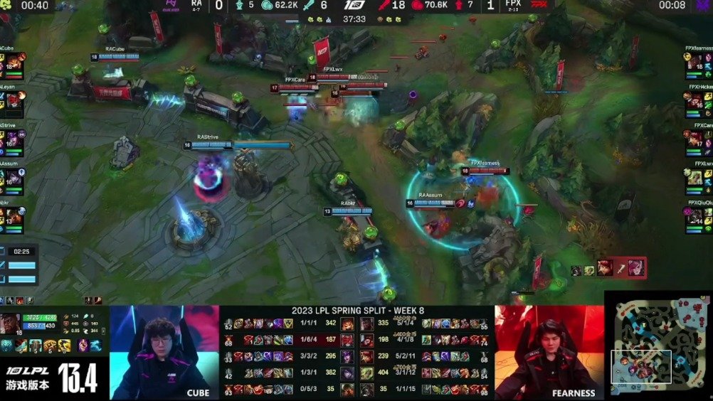 2023LPL春季赛 FPX 2-0 RA|春季赛|fpx_新浪新闻