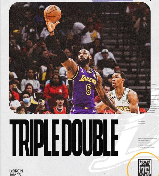 詹姆斯107次三双追平基德并列第四，38岁后两次历史第一人|詹姆斯|NBA|基德_新浪新闻