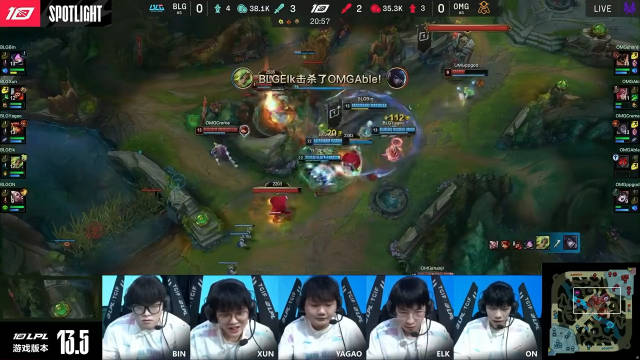 BLG vs OMG赛后麦克风|blg|春季赛_新浪新闻