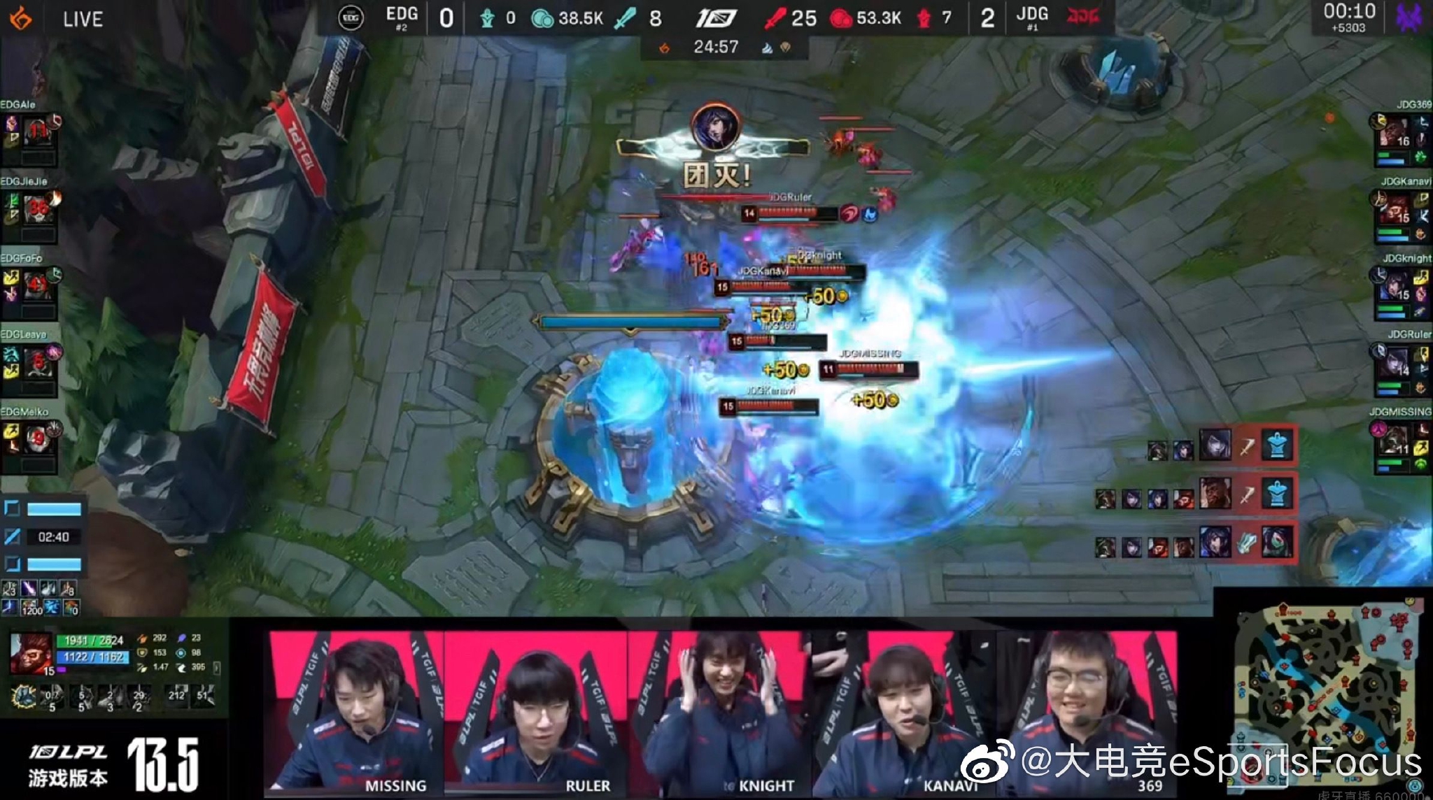 2023LPL春季赛季后赛 JDG 3-0 EDG|春季赛|edg|jdg_新浪新闻