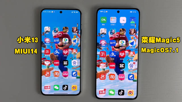 小米13大战荣耀Magic5，MIUI14和MagicOS7.1谁更流畅？|小米|华为荣耀_新浪新闻