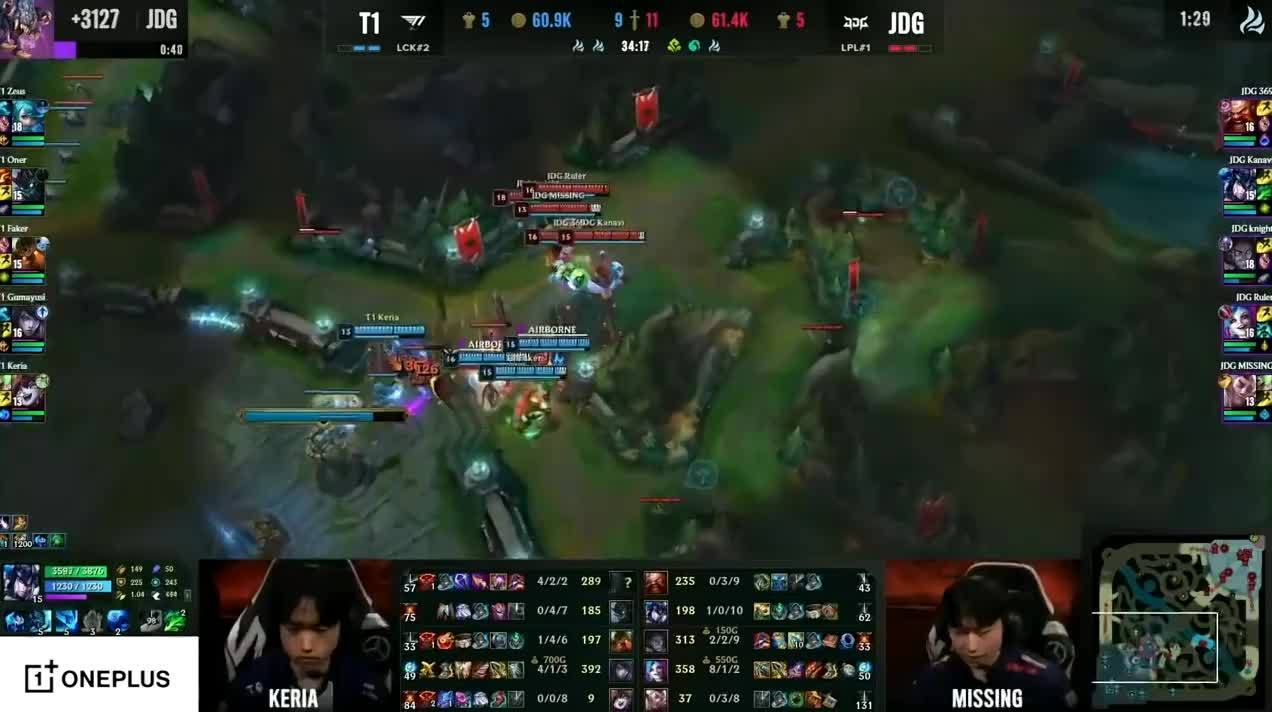 2023MSI 韩文流解说JDG击败T1：Ruler还在输出！|Ruler|jdg|T1_新浪新闻