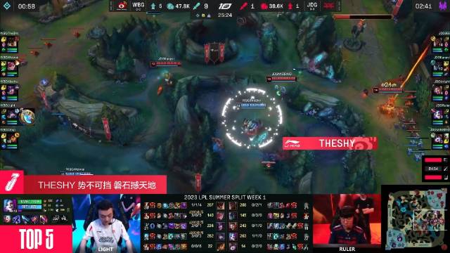 2023LPL夏季赛 W1D4每日TOP5：ON泰坦之怒|夏季赛|泰坦之怒|blg_新浪新闻