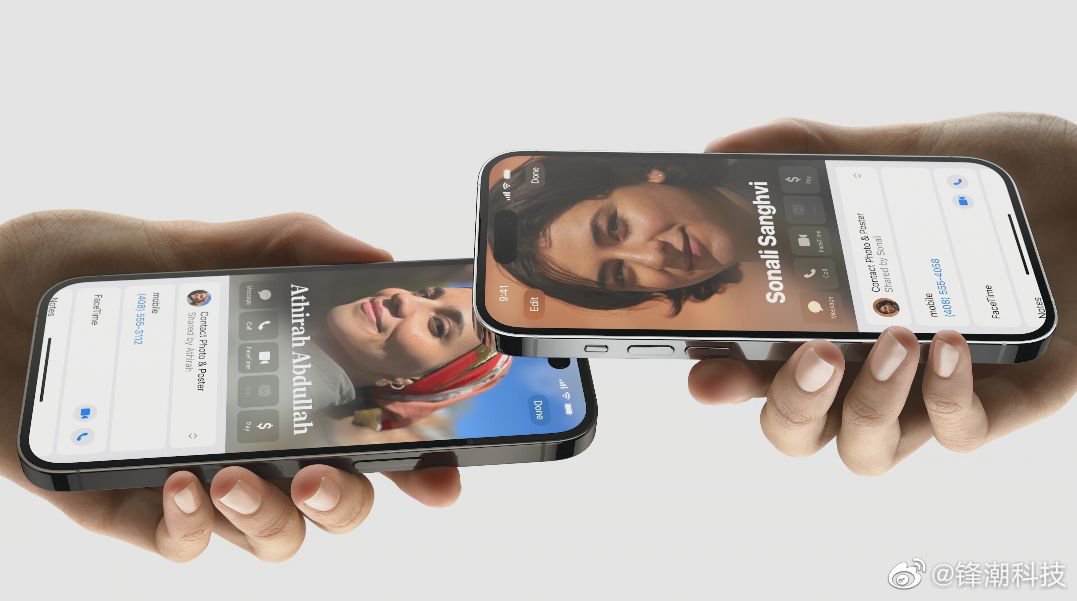iOS17的新功能NameDrop，可以叫「苹果贴一贴」 ？|苹果|AirDrop_新浪新闻