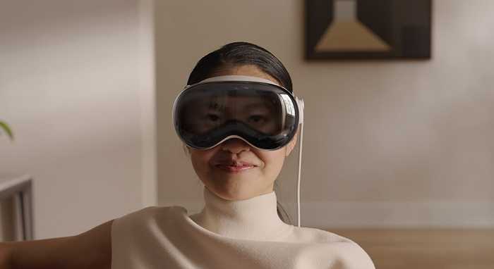 苹果发布首款MR头显Vision Pro|移动_新浪新闻