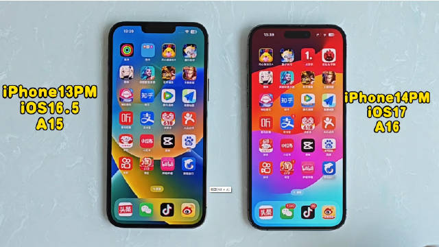 iOS17对比iOS16流畅度测试，新系统和旧系统谁更流畅？|ios16|移动手机设备|ios17|新机_新浪新闻