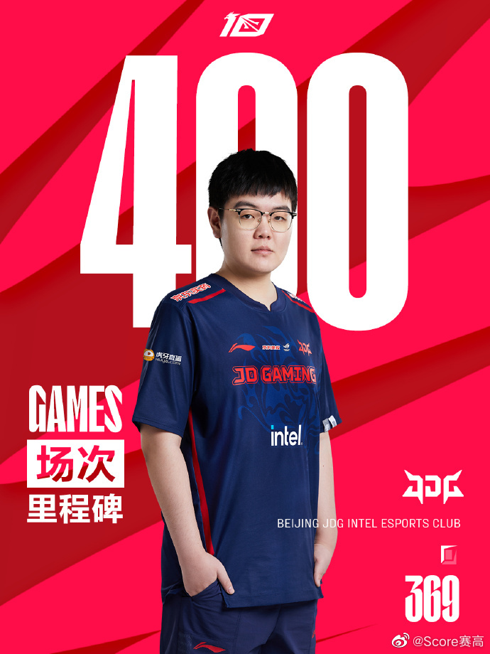 里程碑：369达成LPL 400场成就|369|lpl|jdg_新浪新闻