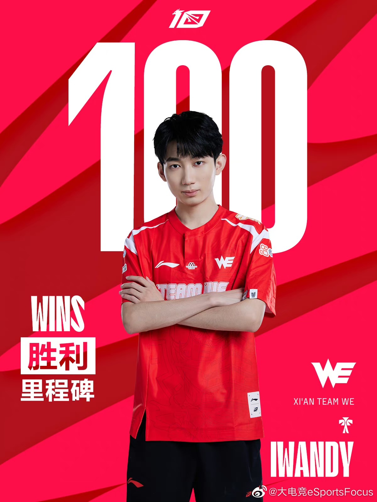 里程碑：Iwandy达成LPL 100胜成就|Iwandy|lpl|WE_新浪新闻