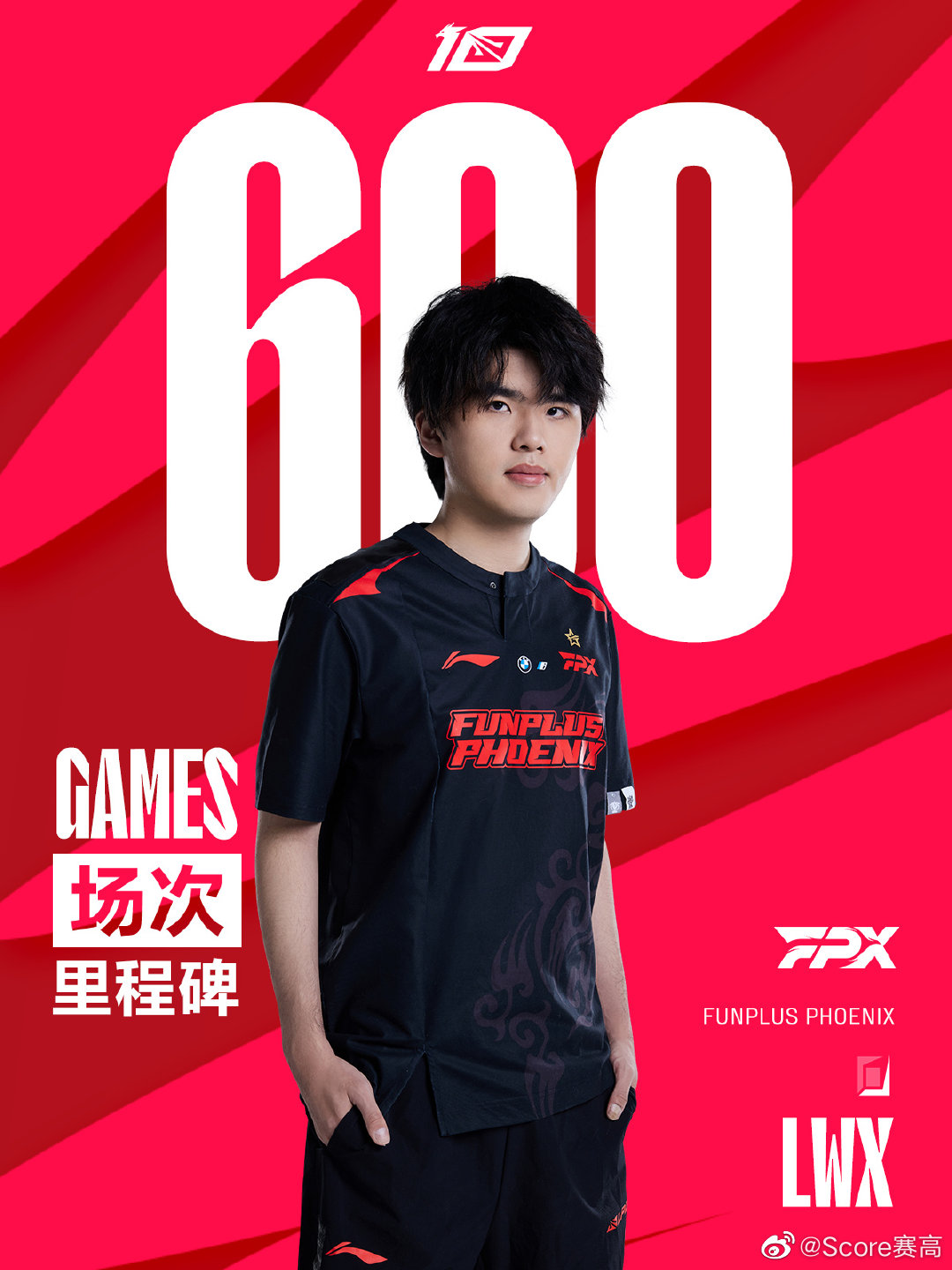 里程碑：Lwx达成LPL600场成就|lwx|fpx|lpl_新浪新闻