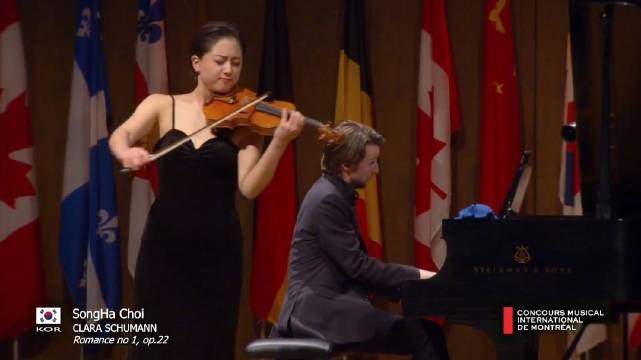 SongHa Choi小提琴演奏：克拉拉·舒曼-浪漫曲 No.1 Clara……|克拉拉_新浪新闻