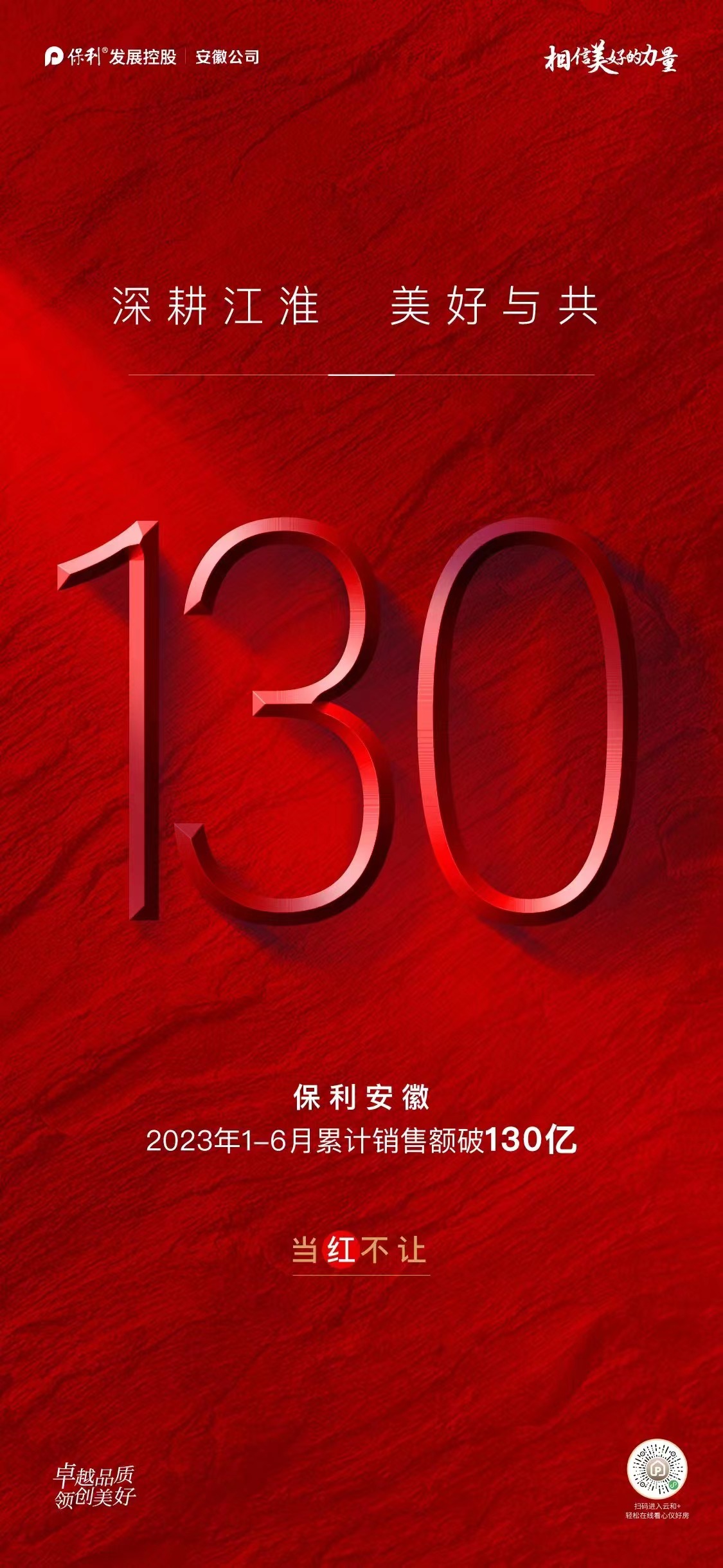 保利安徽：2023年1-6月销售金额破130亿|安徽省|阜阳市|合肥市_新浪新闻