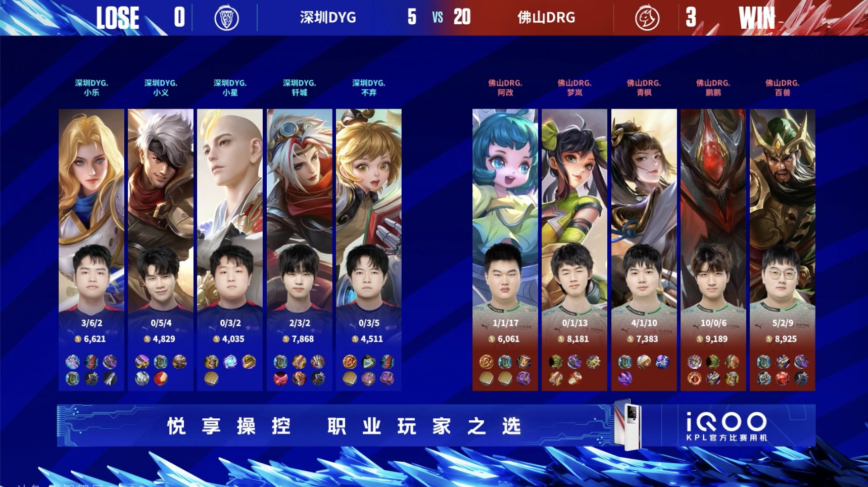 2023KPL夏季赛 卡位赛 深圳DYG 0:3 佛山DRG|夏季赛|佛山市|DYG_新浪新闻