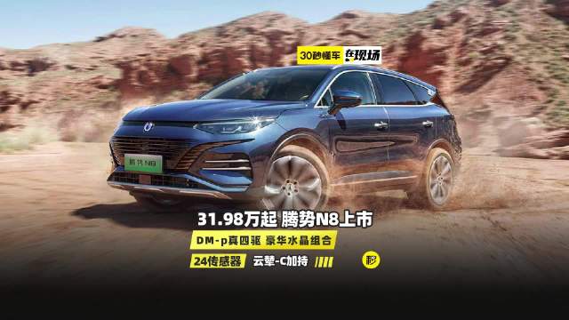 31.98万元起 腾势N8上市 DM-p真四驱 24传感器 云辇-C加持|新车计划|国产新车|新能源_新浪新闻