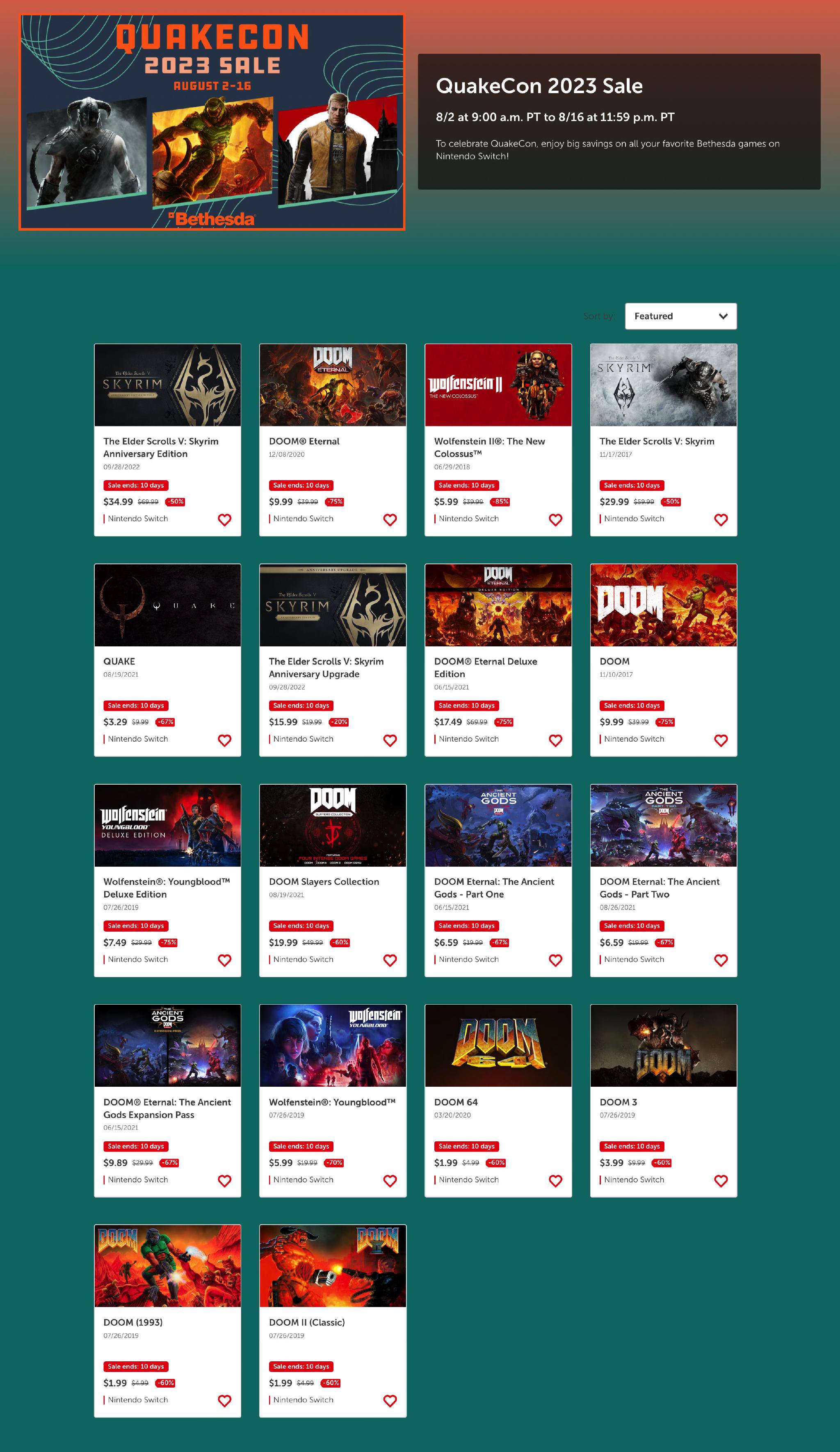 美服 QuakeCon 2023 Sale 8月16日截止|Quakecon_新浪新闻